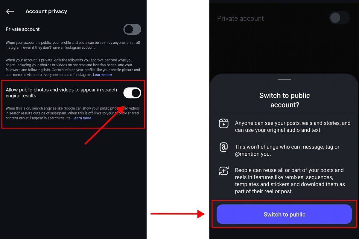 How To Make Your Instagram Account Public
