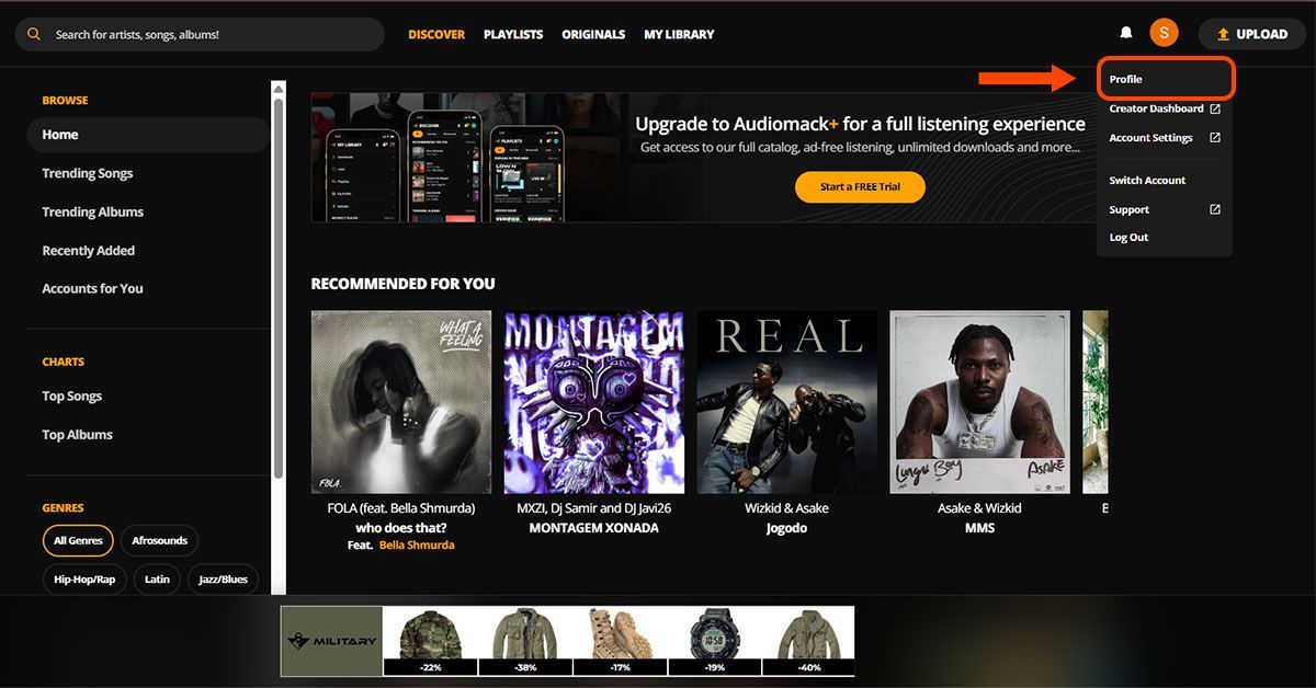 How to Get Your Audiomack Song URL